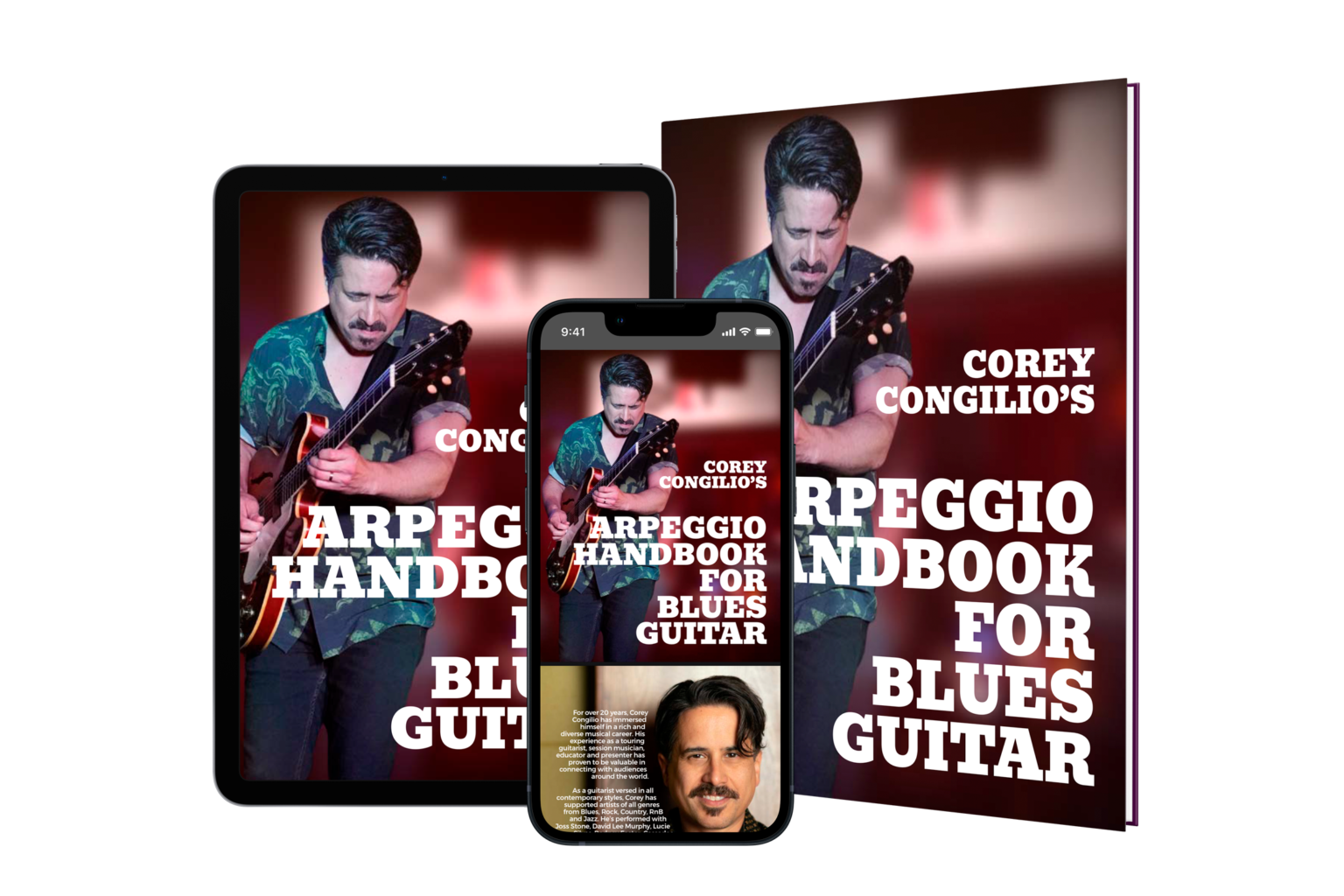 Book Review: Arpeggio Handbook for Blues Guitar by Corey Congilio